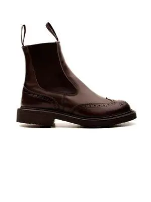 TRICKER'S Leather Chelsea Boots - Espresso Burni
