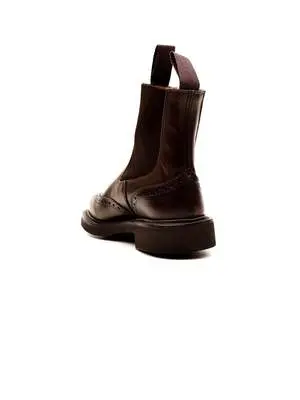 TRICKER'S Leather Chelsea Boots - Espresso Burni
