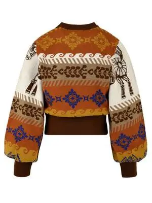AKEP Printed Pullover Sweater