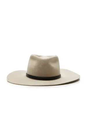 Janessa Leoné Beck Wide Brim Fedora - Neutral