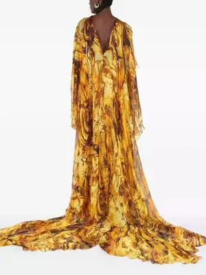 Roberto Cavalli Silk Maxi Dress