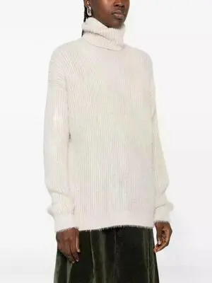 UMA WANG Ribbed Knit Turtleneck Sweater