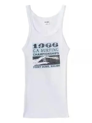 RE/DONE Ribbed Graphic Tank