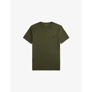 Ralph Lauren Logo-embroidered Regular-fit Cotton-jersey T-shirt - Green
