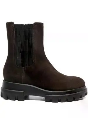 Agl 40mm Elastic-panel Round-toe Boots