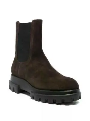 Agl 40mm Elastic-panel Round-toe Boots
