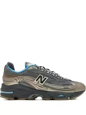 NEW BALANCE 1000 Metallic-mesh Sneakers - Blue