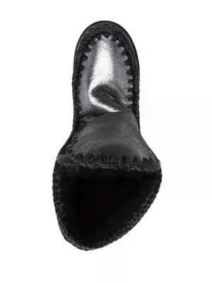 Mou Metallic Whipstitch Trim Boots