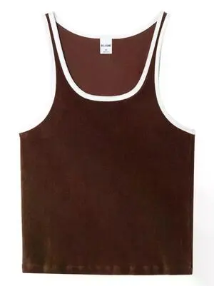 RE/DONE Scoop Neck Terry Tank