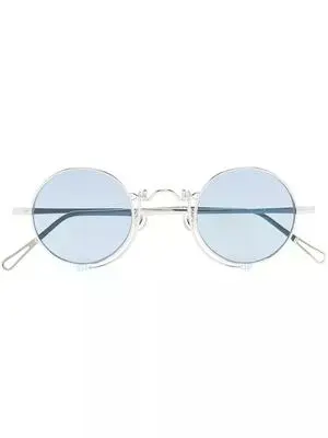 Matsuda Round-frame Tinted Sunglasses - Blue