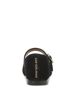 Sam Edelman Michaela Buckled Flats - Black
