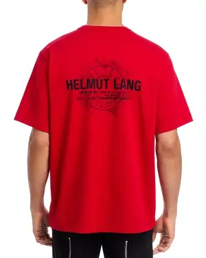 Helmut Lang Relaxed Fit Graphic Logo Tee