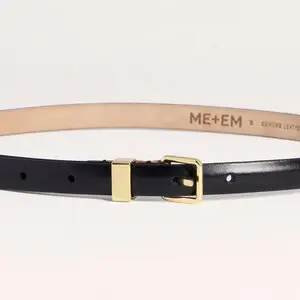 ME+EM Skinny Belt - Black