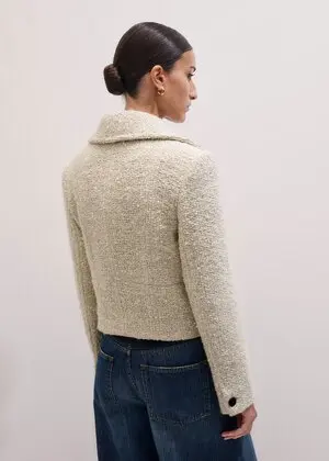 ME+EM Italian Tweed Soft Shoulder Jacket