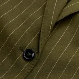 ME+EM Pinstripe Sharp Shoulder Blazer