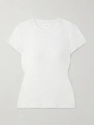 LESET Nando Ribbed Cotton-jersey T-shirt