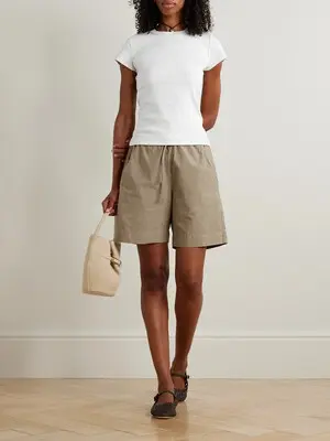 LESET Nando Ribbed Cotton-jersey T-shirt