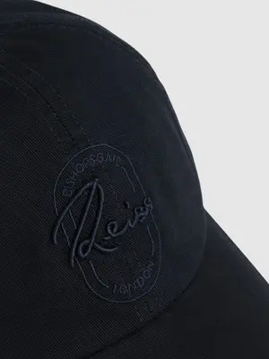REISS Elias Logo-embroidered Baseball Cap