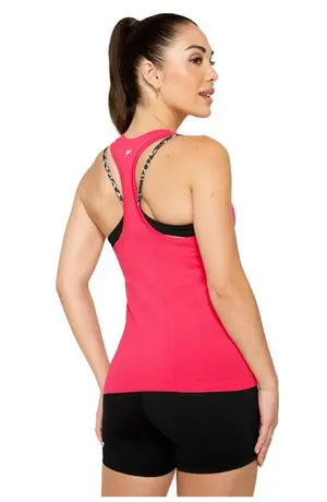 FABLETICS Racerback Tank - Raspberry Fizz
