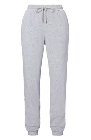 FABLETICS Year Round Terry High-waisted Sweatpants - Classic Grey Heather
