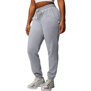 FABLETICS Year Round Terry High-waisted Sweatpants - Classic Grey Heather
