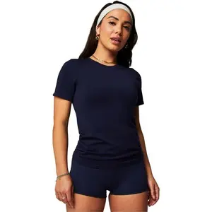 FABLETICS Feather Tech+ Short-sleeve Top - Deep Navy
