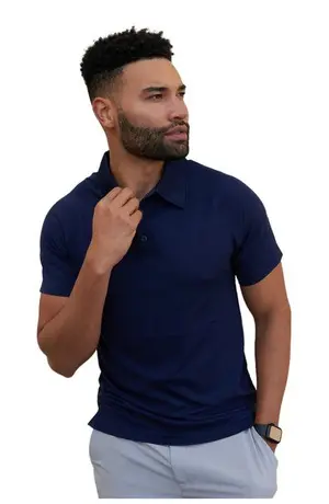 FABLETICS The Training Day Polo - Deep Navy