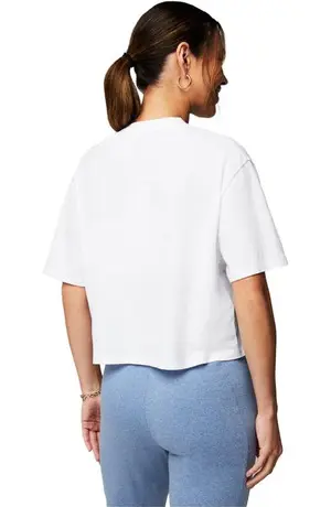 FABLETICS Cotton Boxy Tee - Classic White