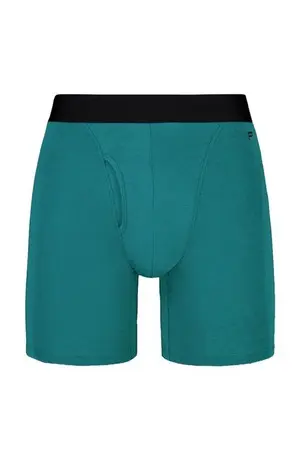 FABLETICS The 24-7 Boxer Brief - Green Abyss