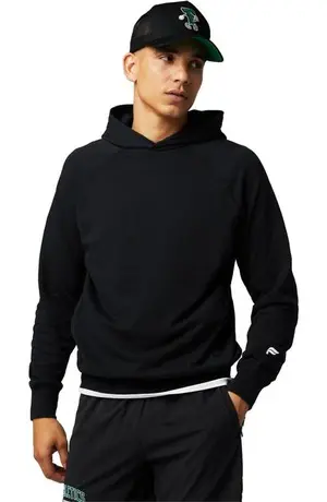 FABLETICS Terry Relaxed Fit Hoodie - Black