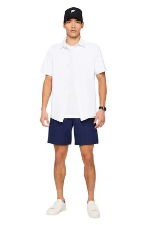 FABLETICS The Don Short Sleeve Button Up - Classic White