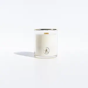 VILLA ABURI Savannah Daze Scented Candle With Wooden Wick - White