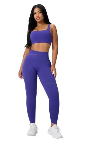 FABLETICS Seamless Scrunch High-waisted Legging - Nightfall