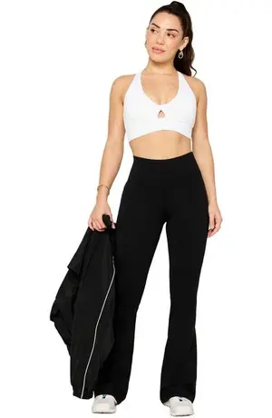 FABLETICS Oasis Twist Impact Sports Bra - Classic White