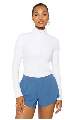 FABLETICS Cropped Training Jacket - Classic White