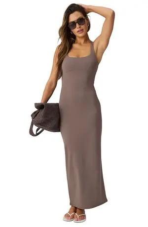 FABLETICS Pureluxe Maxi Dress - Desert Shadows