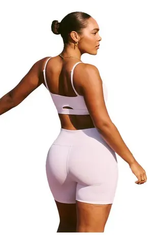 FABLETICS Powerhold® High-waisted 6" Shorts - Classic White