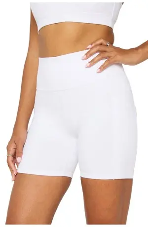 FABLETICS Powerhold® High-waisted 6" Shorts - Classic White