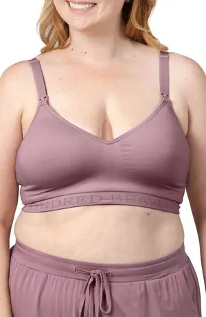 KINDRED BRAVELY Busty Contour Hands-free Pumping & Nursing Bra- Sizing Options Available In E-h Cup - Twilight