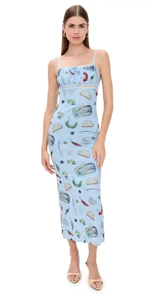 BAILEY ROSE Printed Midi Dress