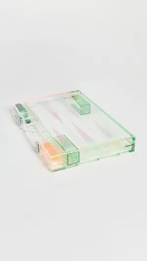 SUNNYLIFE Lucite Backgammon Set