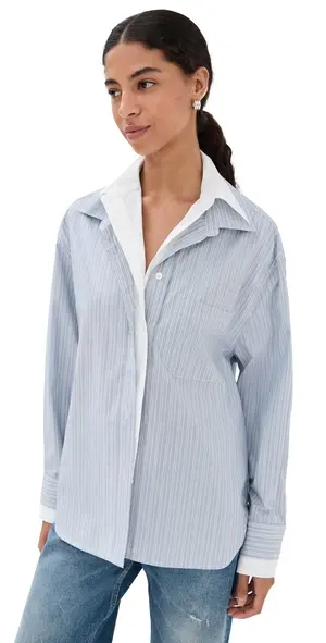 Acne Studios Striped Shirting Blouse