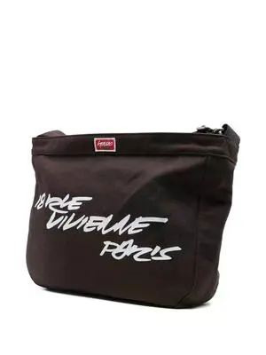 Kenzo Shoulder Bag With Boke Flower Motif