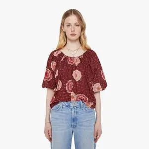 Natalie Martin Ella Top Poppy Cherry