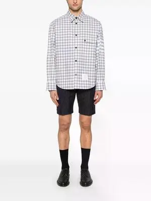 Thom Browne Gingham-pattern Shirt - Grey