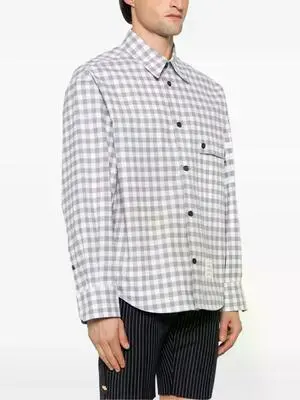 Thom Browne Gingham-pattern Shirt - Grey