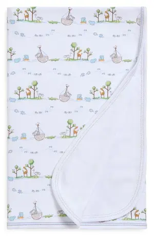 KISSY KISSY Noah's Print Pima Cotton Blanket