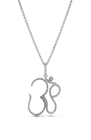 Sheryl Lowe Diamond Om Pendant