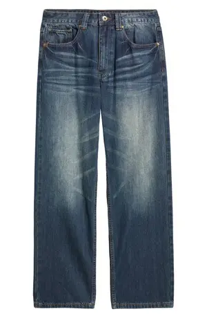 LEVEL 7 Relaxed Straight-leg Jeans