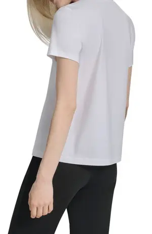 Dkny Skyscraper Graphic T-shirt - White